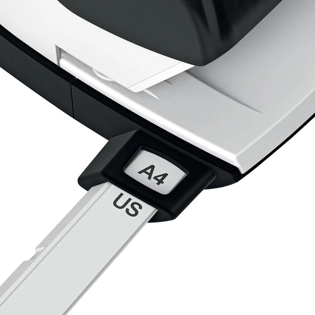 HOLE PUNCH, 30 Sheets, Guide Bar with Format Markings, Metal, NeXXt ...