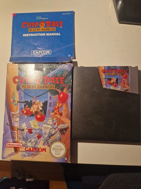 DISNEY'S CHIP 'N Dale: Rescue Rangers (Nintendo NES, 1991) Complet EUR ...