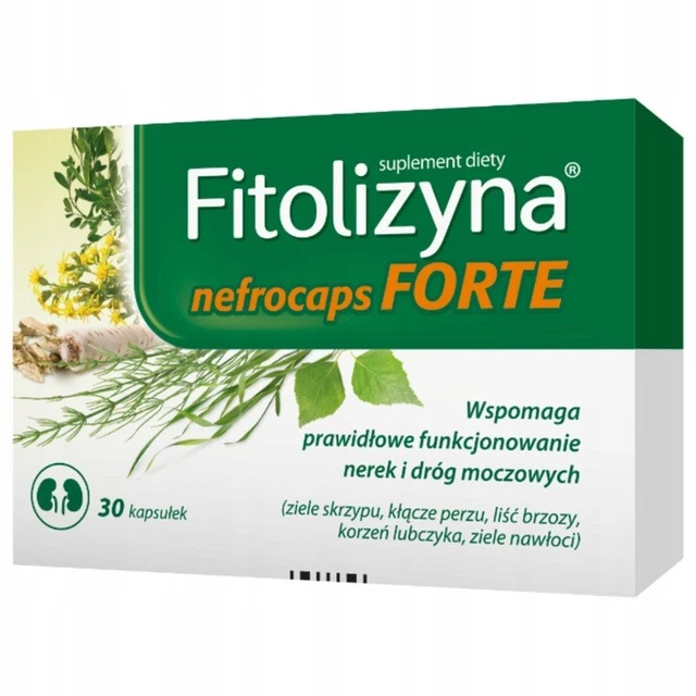 FITOLIZYNA NEPHROCAPS FORTE 30/60 kapseln Unterstützt die Nieren Cund ...