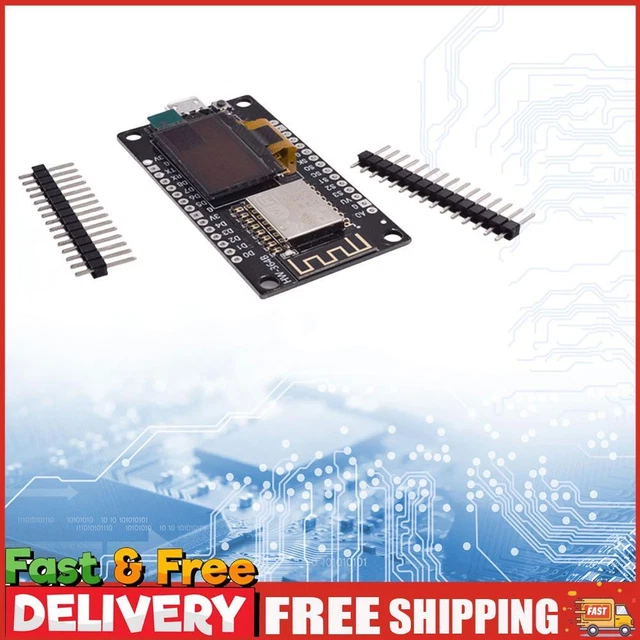SCHEDA DI SVILUPPO modulo wireless NodeMCU ESP8266 0,96 pollici display OLED micro USB EUR 8,67 ...