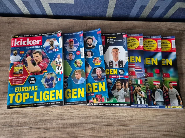 KICKER SONDERHEFTE EUROPAS TOP-Ligen EUR 25,00 - PicClick DE