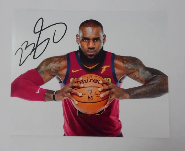 LEBRON JAMES 8X10 RARE HAND SIGNED PHOTO WITH COA AUTOGRAPH NBA ...