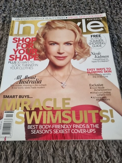 INSTYLE MAGAZINE 2010,NICOLE Kidman, $20.00 - PicClick AU