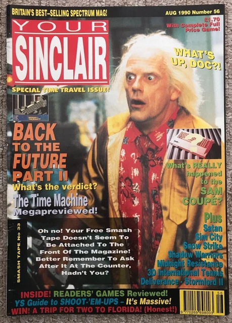 YOUR SINCLAIR - ZX Spectrum Magazine - Issue 56 - August 1990 £8.00 ...