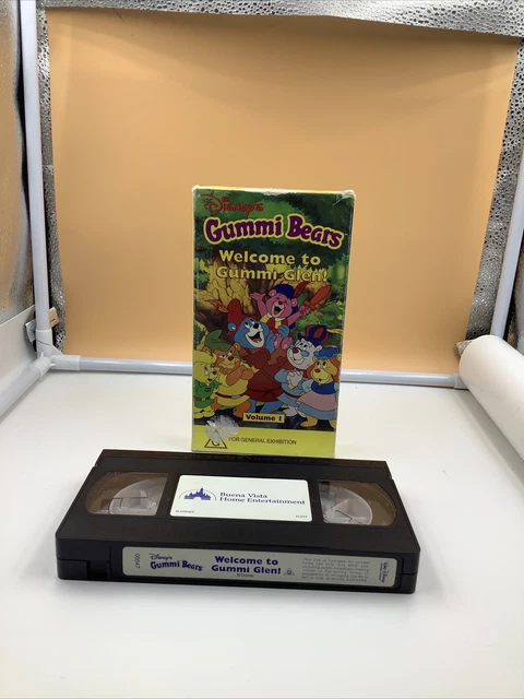 DISNEY VHS RARE Cardboard Slip Case Gummi Bears Welcome To Gummi Glen ...