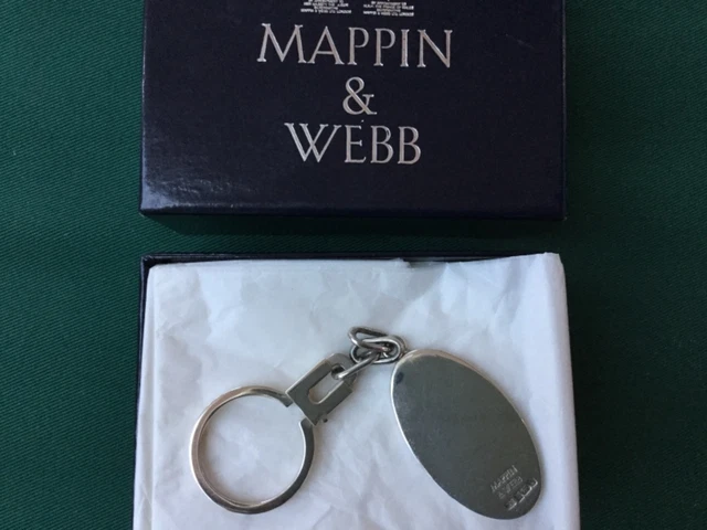 MAPPIN & WEBB Solid Silver Key Ring In Original Box. £40.00 - PicClick UK