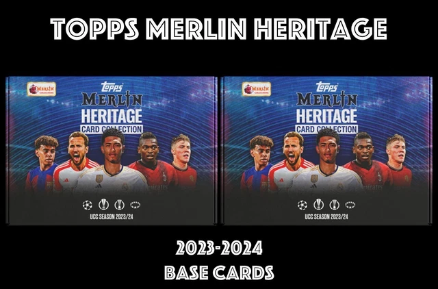 TOPPS MERLIN HERITAGE 2023-2024 Base Cards £1.45 - PicClick UK