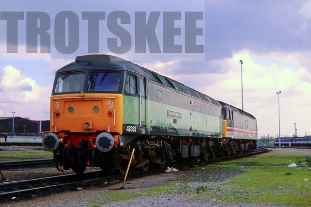 35MM SLIDE BR British Rail Diesel Loco Class 47 47833/819 1993 Original £4.98 - PicClick UK