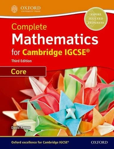 COMPLETE MATHEMATICS FOR Cambridge IGCSE Student Book (Core) EUR 24,35 ...