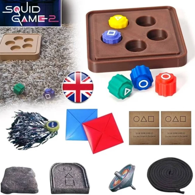 2025 SQUID GAME Six-Legged Pentathalon Game Gonggi,Ddakji,Paeng-y,Jebi ...