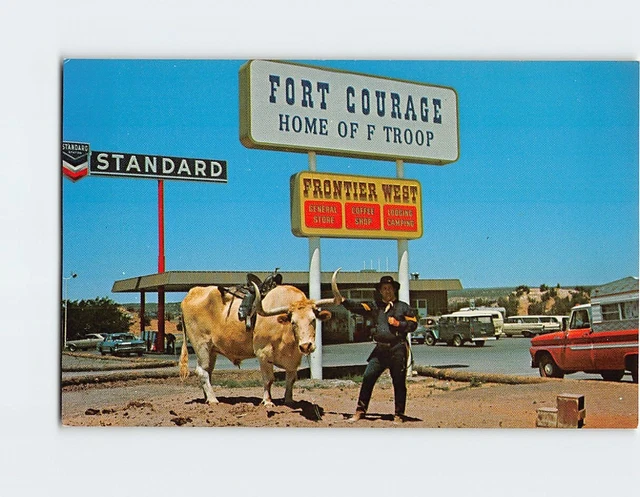 CARTE POSTALE FORT Courage Home of "F Troop" Arizona États-Unis EUR 14 ...
