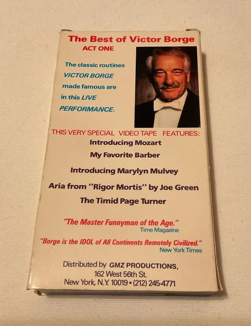 THE BEST OF Victor Borge - Act One and Two (VHS, 1994) £3.47 - PicClick UK