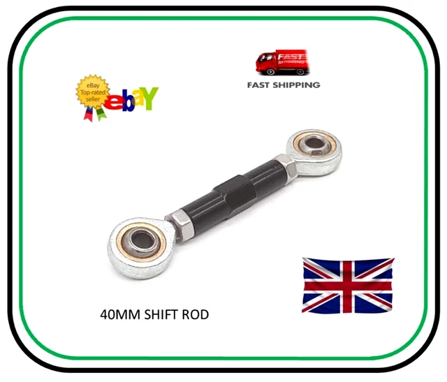 40MM GEAR SHIFT ROD ADJUSTABLE LINKAGE FOR GEAR SELECTOR - UK SELLER £ ...