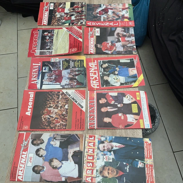 VINTAGE ARSENAL PROGRAMMES £12.94 - PicClick UK