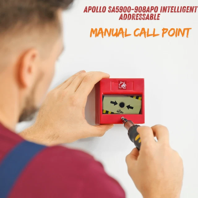 APOLLO SA5900-908APO INTELLIGENT Addressable Manual Call Point Enhanced ...