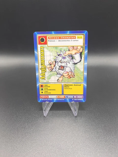 CARTE DIGIMON MOJYAMON Bo-14 Niveau Champion Bandai 1999 FR EXC EUR 5,90 - PicClick FR
