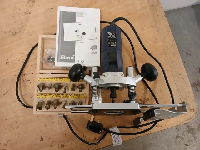 FERM PLUNGE ELECTRIC Router FBF-6E With NEW Router Bits £41.28 ...