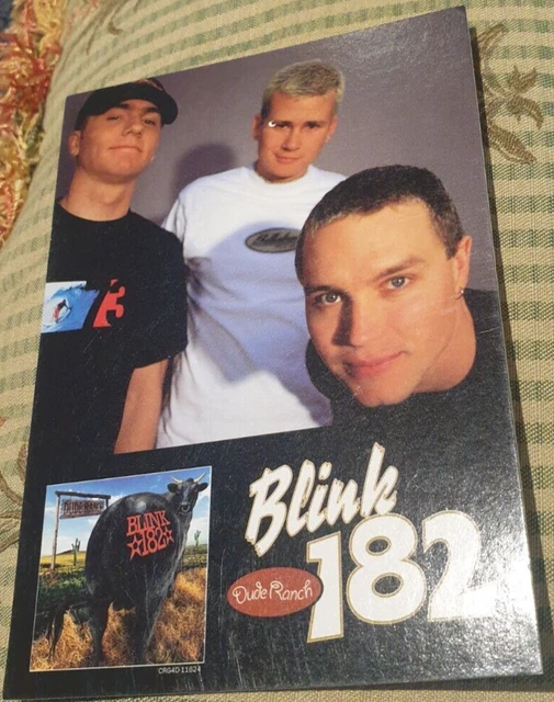 BLINK 182 DUDE Ranch Album Cover Faces USA Promo 1998 Post Card RARE ...