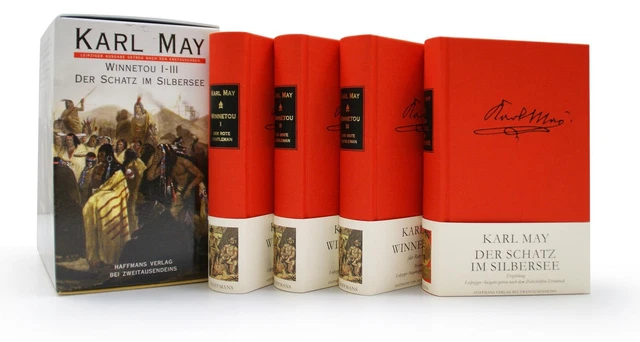 KARL MAY ~ Winnetou I-III/Der Schatz im Silbersee 9783861509844 EUR 30 ...
