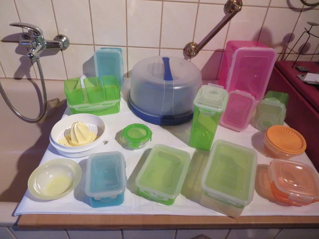 AUFBEWAHRUNGSDOSEN LOCK & Lock mit Deckel Tupperware tortenglocke swiss ...