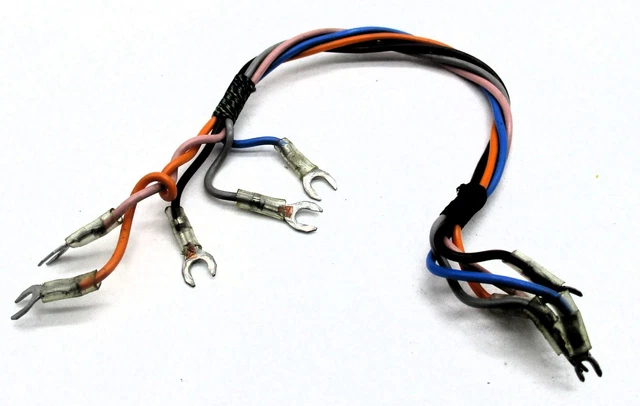 VINTAGE ROTARY TELEPHONE Dial Loom with spade connectors £8.66 ...