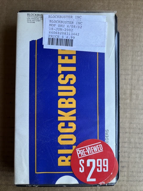 BLEEDERS VHS BLOCKBUSTER Rental Case & Cover Hardshell Vintage £44.25 ...