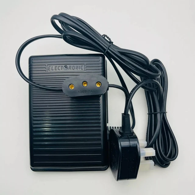 SINGER OLD COMPATIBLE Sewing Machine Electronic Foot Pedal & Lead UK 3 ...
