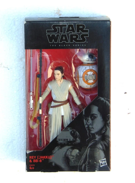 FIGURINE STAR WARS THE BLACK SERIES REY (JAKKU) et BB8 HASBRO NEUF EUR ...