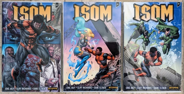 RIPPAVERSE ISOM #1 Comic book Covers A, B & C by Eric July. £250.00 ...