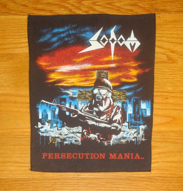 SODOM PERSECUTION Mania BACKPATCH 80S ULTRARARE NEW EUR 350,00 ...