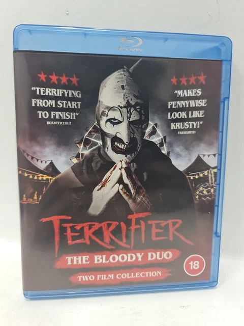 TERRIFIER THE BLOODY Duo (Terrifier & Terrifier 2) - Blu-ray 2 Disc Set ...