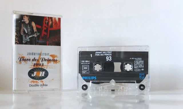 CASSETTE JOHNNY HALLYDAY Parc Des Princes 1993 EUR 5,00 - PicClick FR