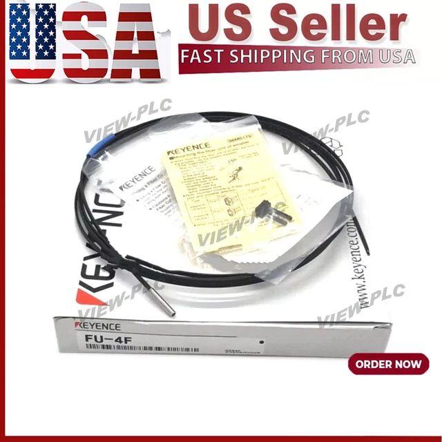KEYENCE FU-4F DIGITAL Fiber Optic Sensor FU4F New Free Shipping $61.43 ...