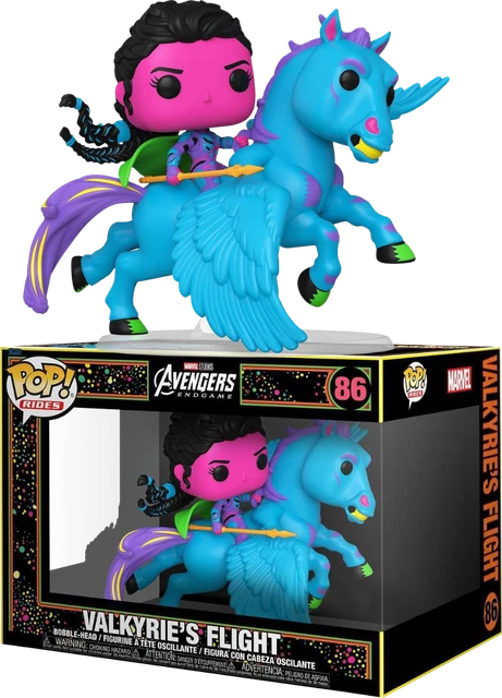 MARVEL AVENGERS ENDGAME - Valkyrie’s Flight Blacklight #86 Funko Pop ...