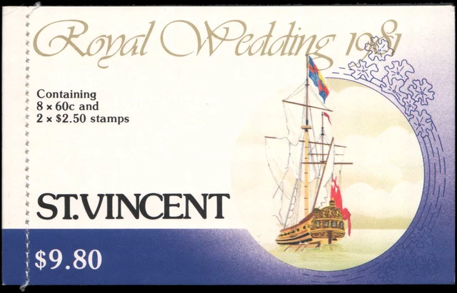 ST. VINCENT #627//630 MNH VF complete booklet £2.15 - PicClick UK