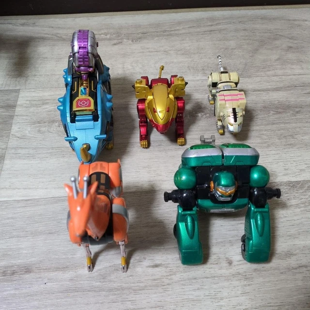 POWER RANGERS WILD Force Gaoranger Animal Figura 6p set BANDAI Japón ...