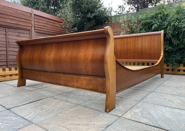 WONDERFUL FRENCH EXIGENCE Couture NF Sleigh Cherrywood King Bed Frame £ ...