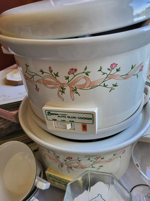 VINTAGE SWAN AUTO Slow Cooker 2.5 Litres Eternal Beau Excellent Fully ...