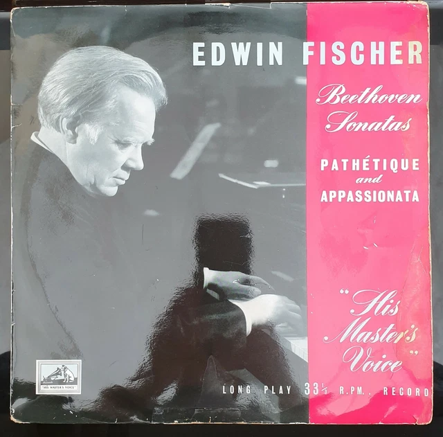EDWIN FISHER - Beethoven Sonatas, ALP 1094 RARE HMV First Edition £25. ...