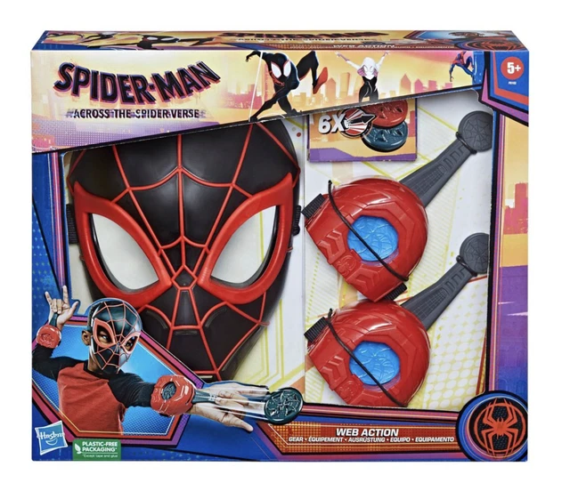 DISNEY MARVEL SPIDER-MAN Across Spider-Verse Toile Action Gear Jouet ...
