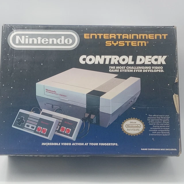 NINTENDO NES ENTERTAINMENT System Control System Box And Styrofoam Only ...