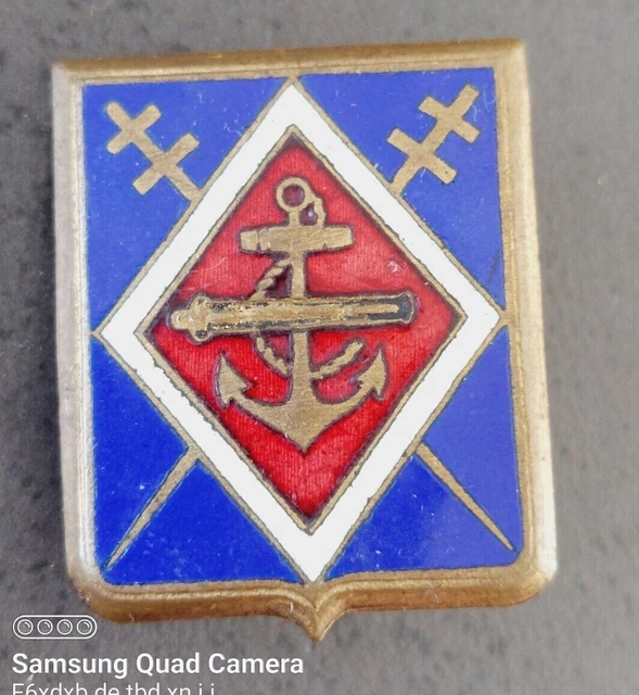 1ST COLONIAL ARTILLERY Regiment dragon paris smooth back, pastiile ...