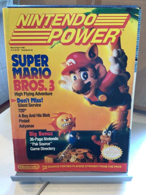 NINTENDO POWER MAGAZINE Mar/Apr 1990 Pak Source Poster Intact £38.78 ...