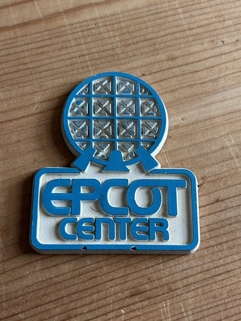 VINTAGE EPCOT CENTER Spaceship Earth Rubber Walt Disney World Magnet ...