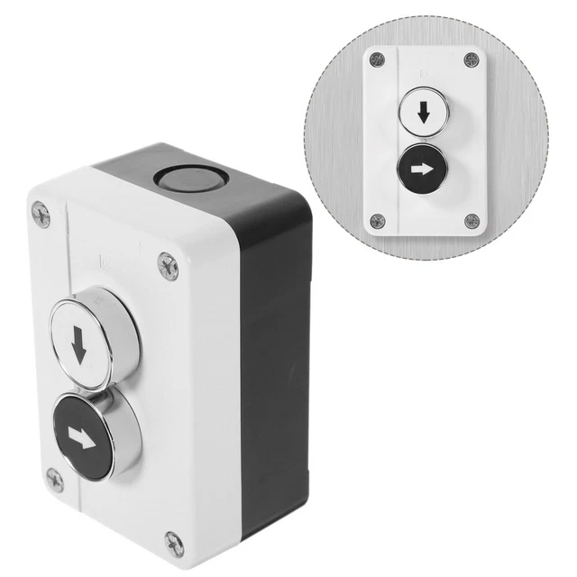 INDUSTRIAL CONTROL BOX Emergency Stop Button Switch Elevator Pusher ...