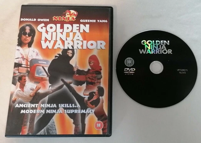 DVD - THE Ninja Collection Golden Ninja Warrior PAL R2 UK Cert 18 ...