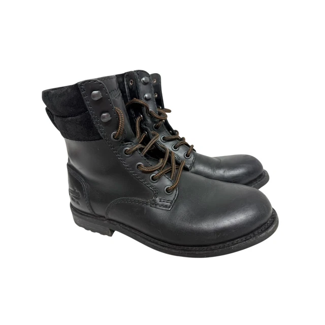 MILWAUKEE BOOT CO Black Lace Up Boots - Men's SIZE 10 Worn Once £71.54 ...
