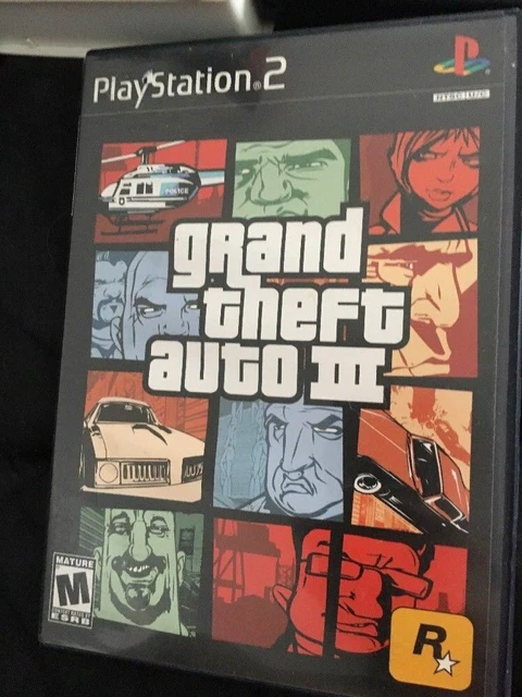 GRAND THEFT AUTO III 3 ( sony PLAYSTATION 2, 2001) Gta PS2 PS3 Complet ...