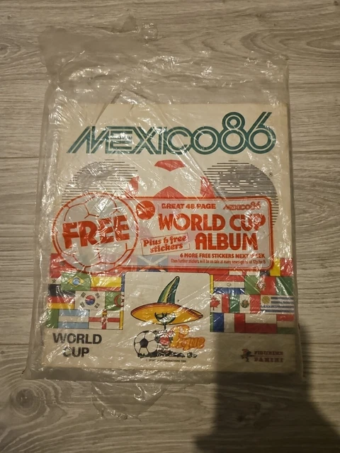 MEXICO 1986 86 World Cup Panini Football Sticker Album 100% Complete ...