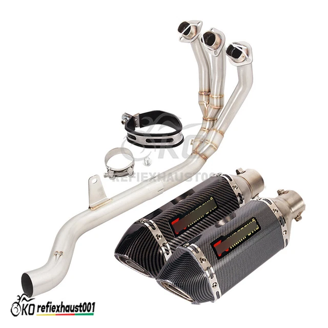 FOR TRIUMPH TIGER 660 Trident 660 Whole System Exhaust Front Pipe ...